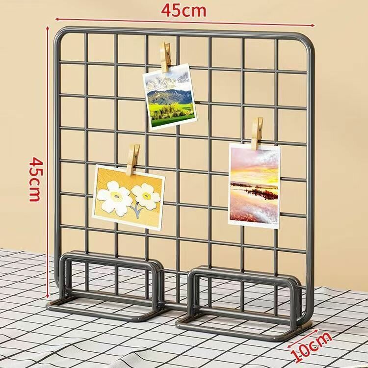 Мудборд настенный настольный органайзер решетка сетка для фотографий,45*45cm, Подарить 20 зажимов