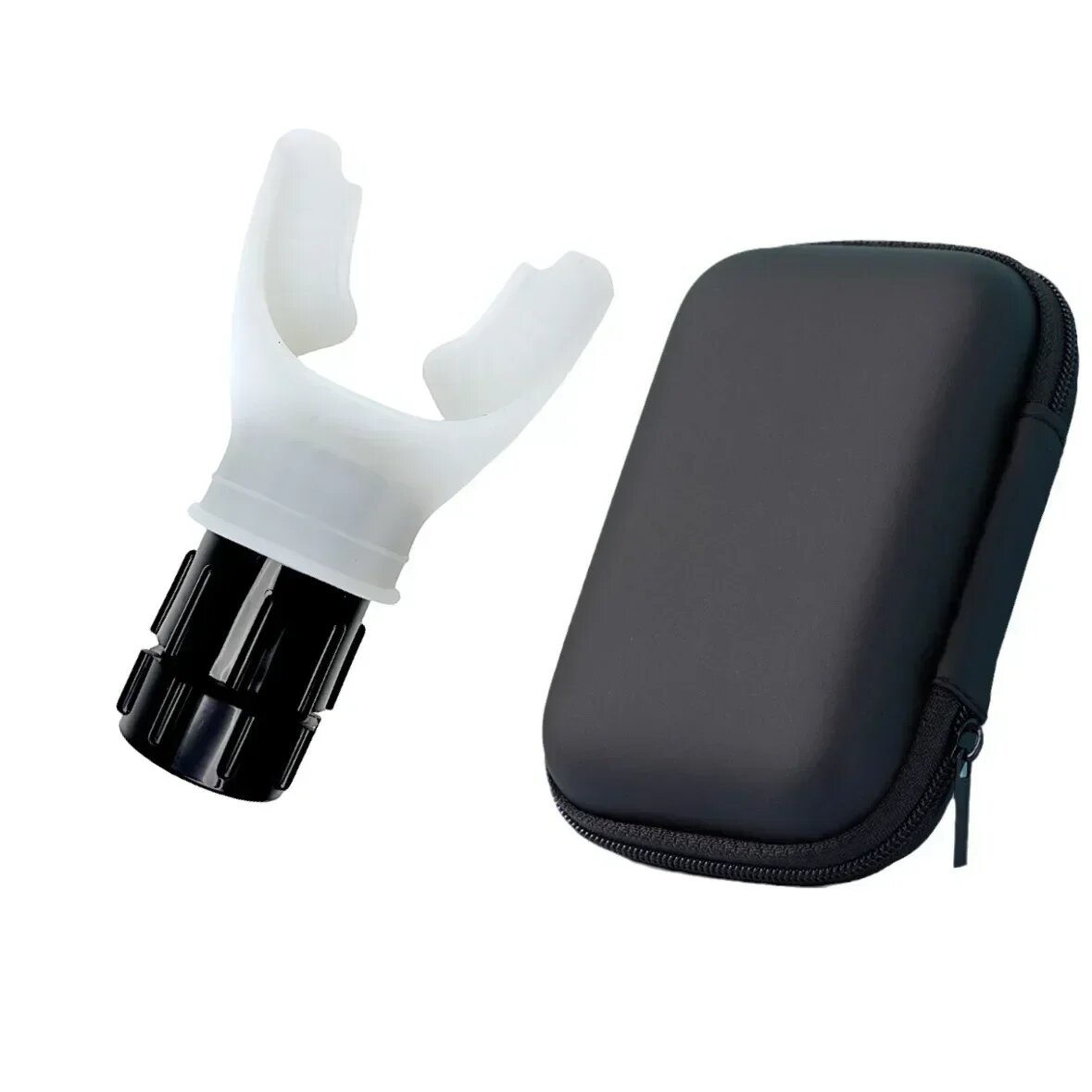 Спортивный тренажер для дыхания Черный, White with box