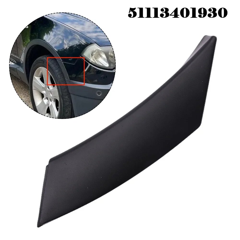 Накладка на правый передний бампер автомобиля подходит для BWM X3 E83 2004-06 51113401930 Накладка на правый передний бампер