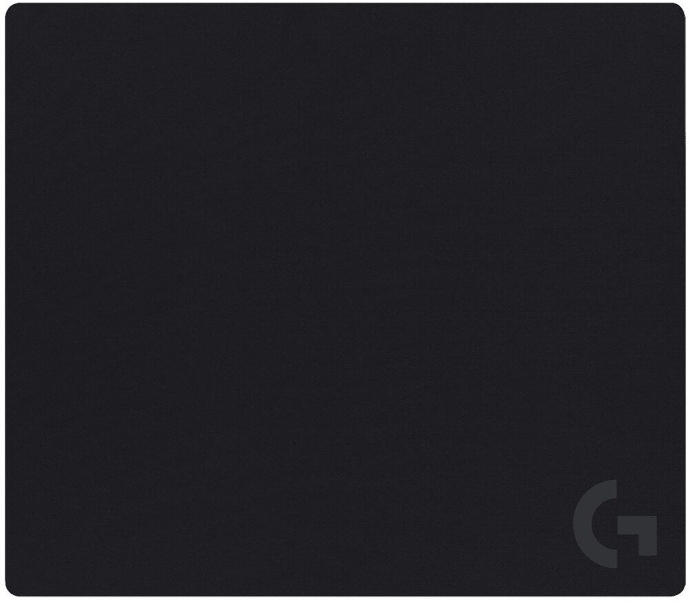 Коврик для мыши Logitech G740, нескользящий, толщина 5мм, ткань/каучук, черный