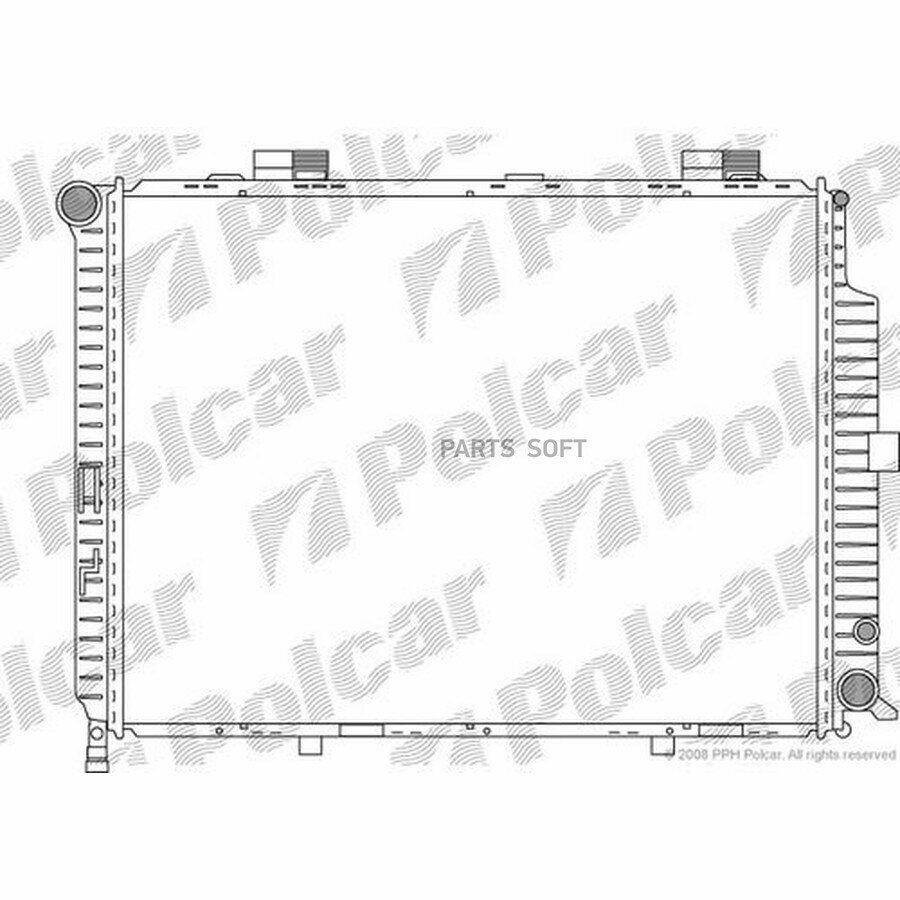 Радиаторы охлаждения от официального дистрибьютора, POLCAR, артикул 5015087