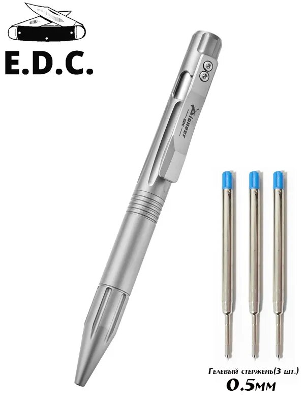 Pioneer EDC Ручка Мультисистемная, толщина линии: 0.5 мм, цвет: Синий, 1 шт.
