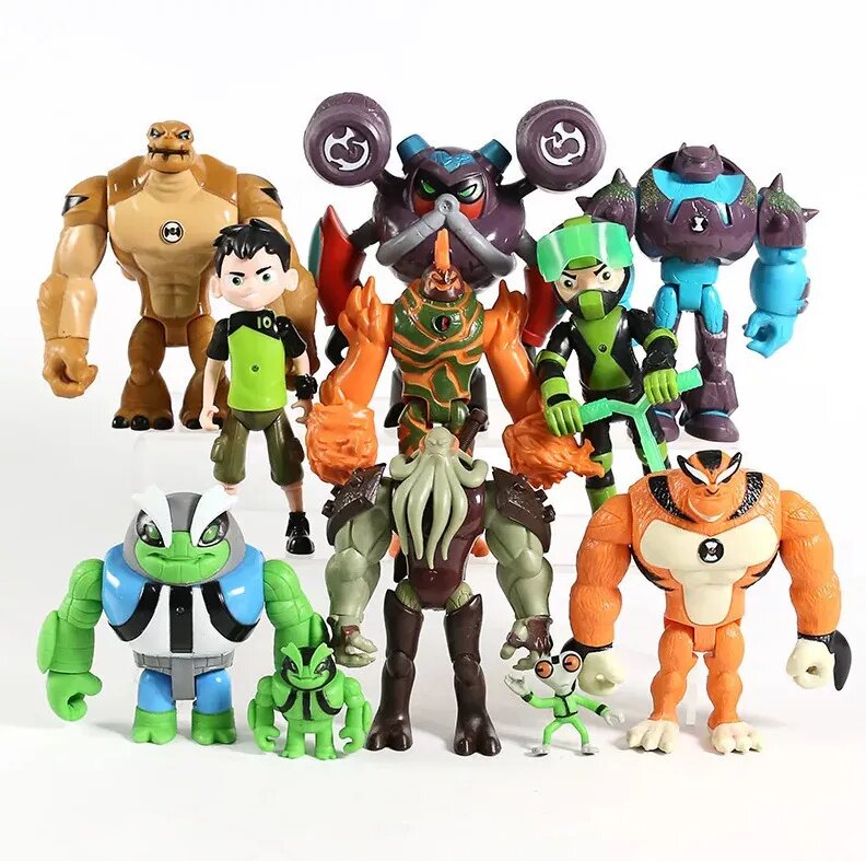 Набор фигурок Бен 10 / Ben 10 11шт. Фигурки 3-13см из ПВХ для детей