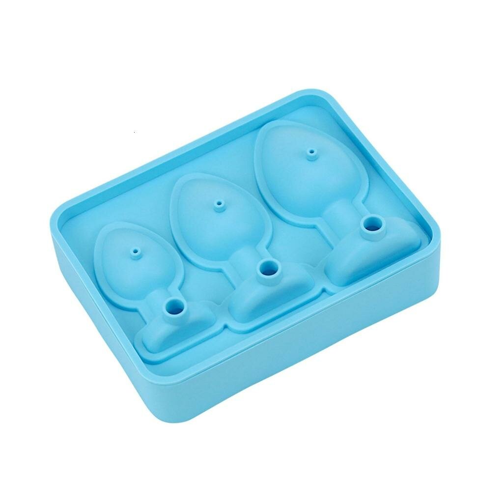 Силиконовая форма для льда в виде бутылки, Ледяной синий