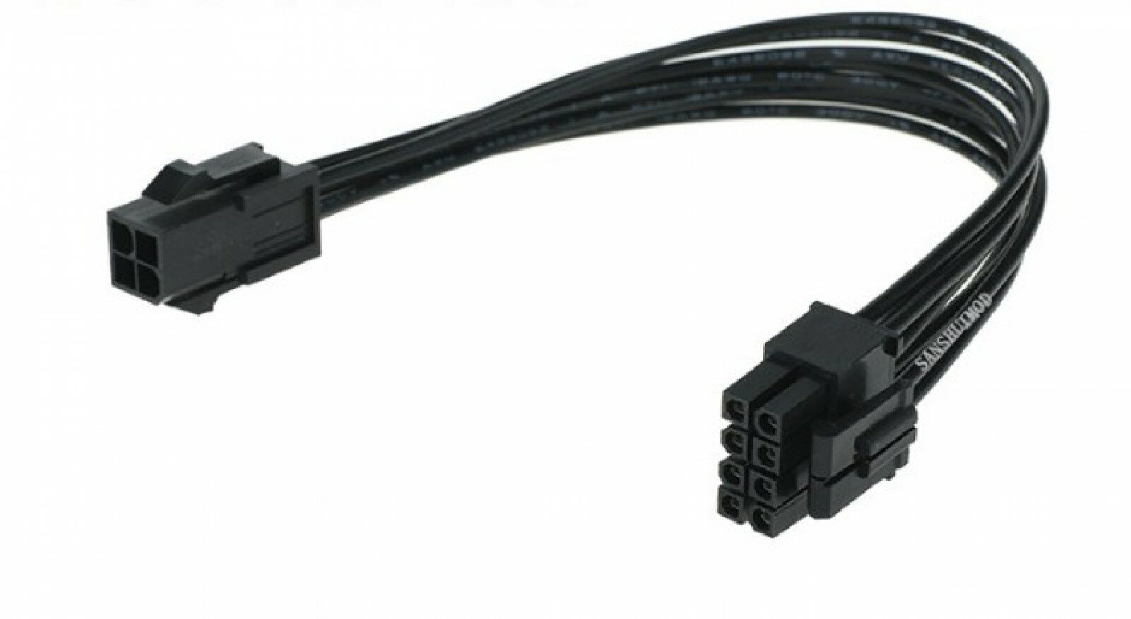 Кабель питания CPU MyPads 4Pin-8Pin для материнской платы, черный