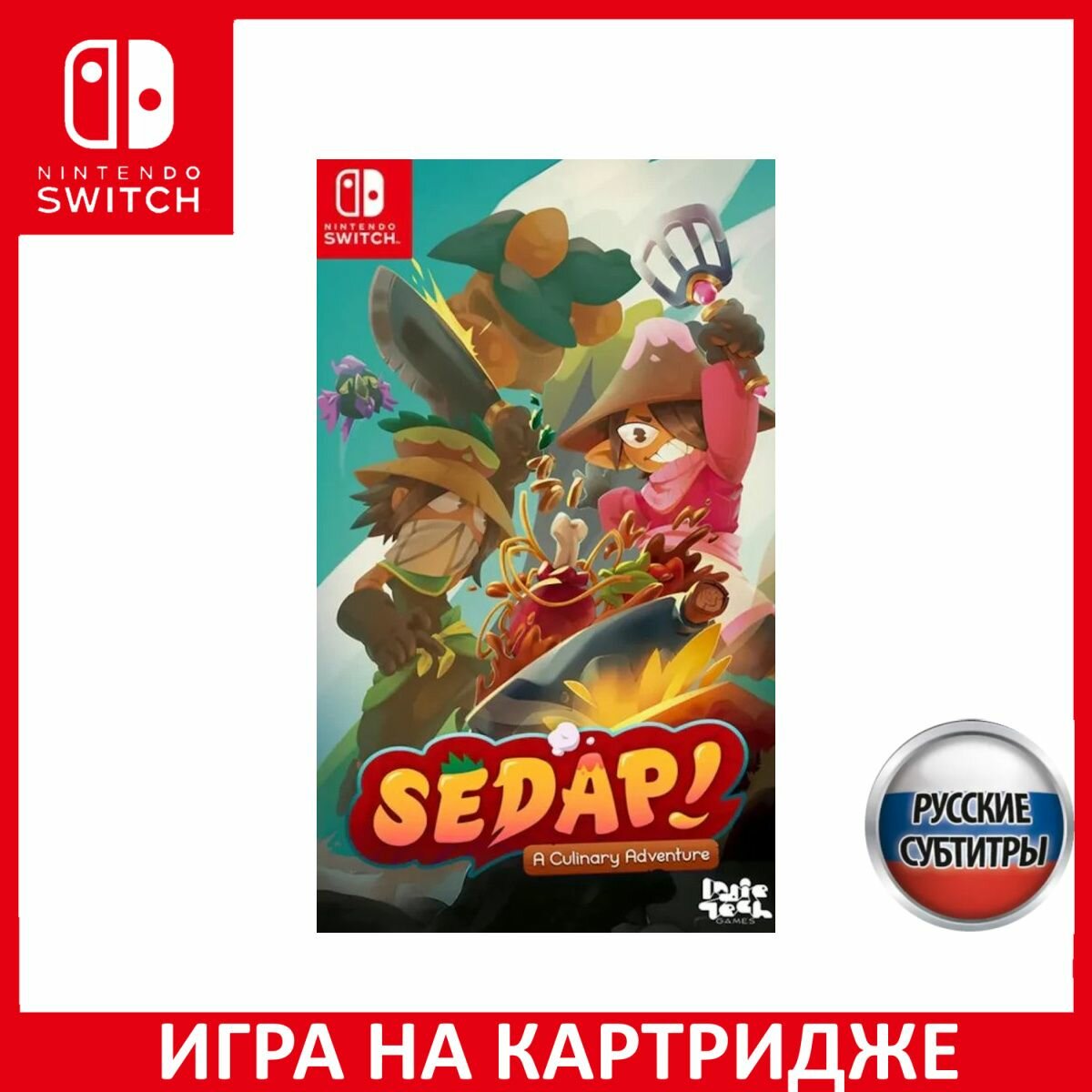 Игра SEDAP! A Culinary Adventure Switch Русская Версия Картридж на Nintendo Switch