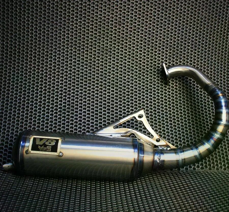 Труба глушитель (резонатор) V8 Хонда Дио Такт резонатор тюнинг 18/27/28 / Dio Tact