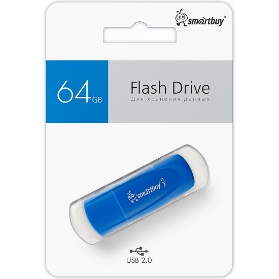 USB флешка Smartbuy 64Gb Scout blue USB 2.0