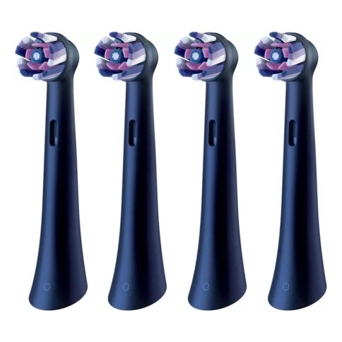 Насадка BRAUN Oral-B iO RB WB-4 Strahlendes Weiss/Radiant White для отбеливающей чистки (4 шт) черная оригинал !