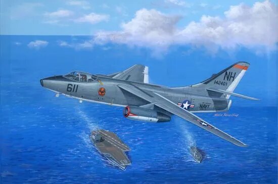 1/48 Американский штурмовик EA-3B Air Warrior. Сборная модель самолета.