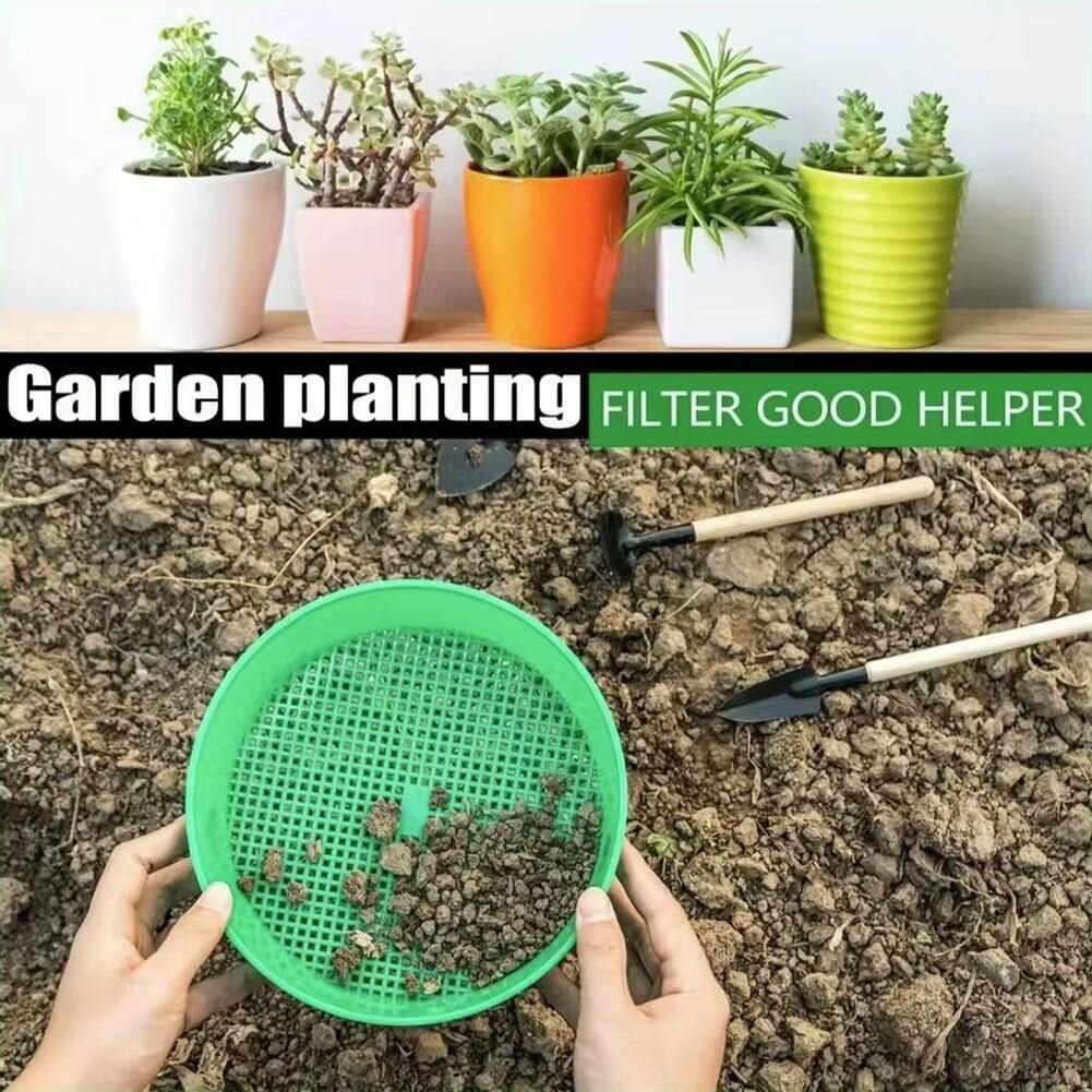 Садовое сито, горшки для почвы, садовые инструменты для посадки