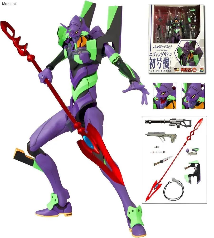 Фигурка Евангелион Ева 01 (2021) / Evangelion MAF156 (19см) Фигурка