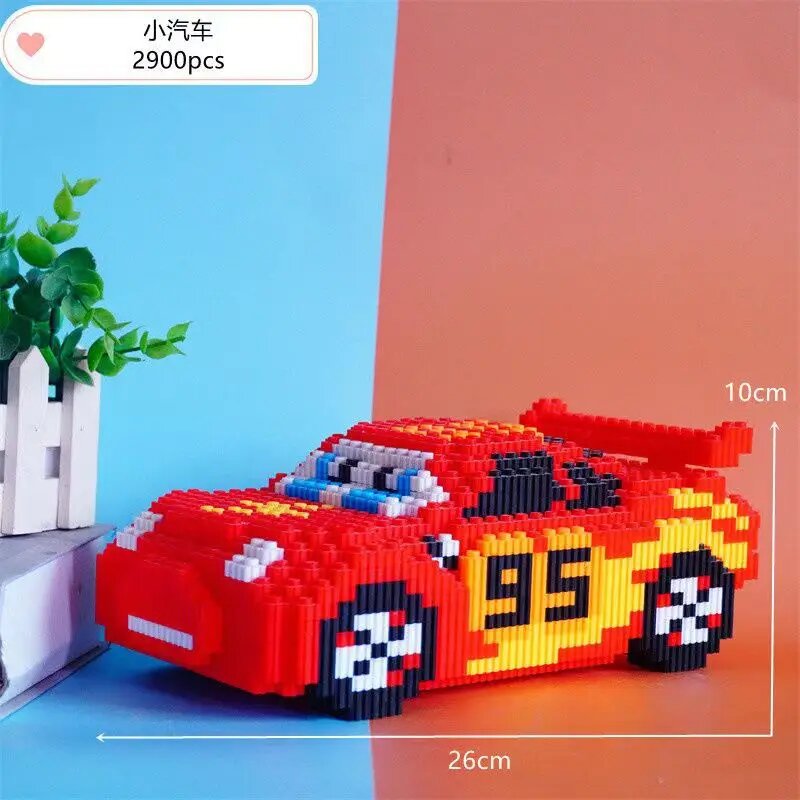 Конструктор MINISO Lightning McQueen, 2900 деталей, A4