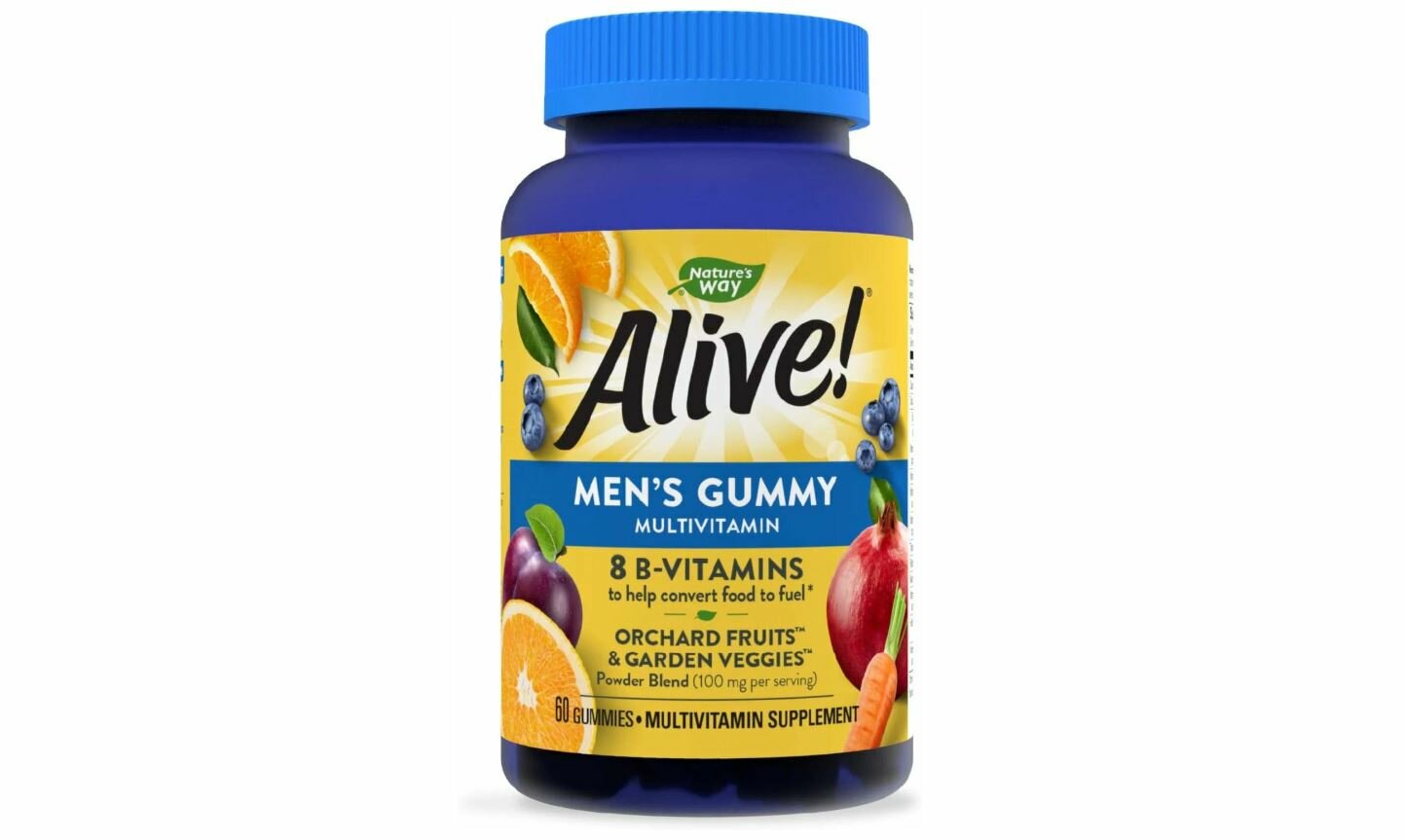 Nature's Way Mens Gummy Multivitamin, Жевательные витамины для мужчин, 60 мармеладок