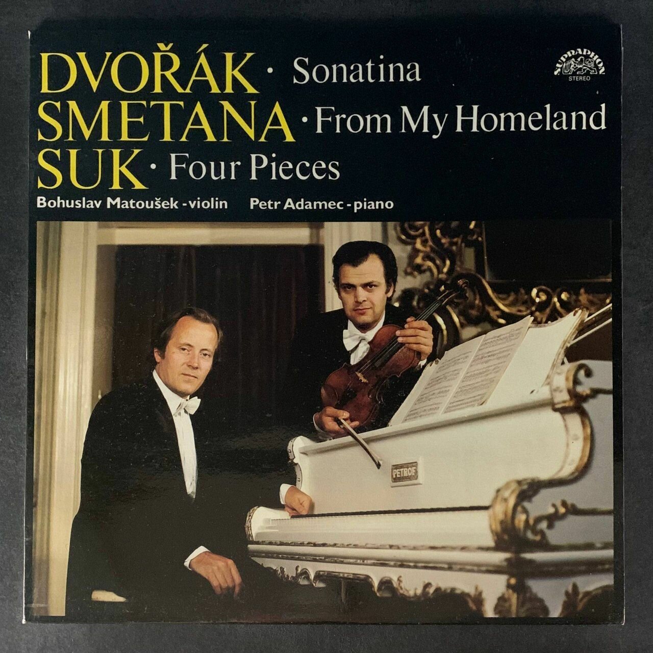 Smetana / Dvorak / Suk - Bohuslav Matousek, Petr Adamec - Bohuslav Matousek (б/у виниловая пластинка, LP)