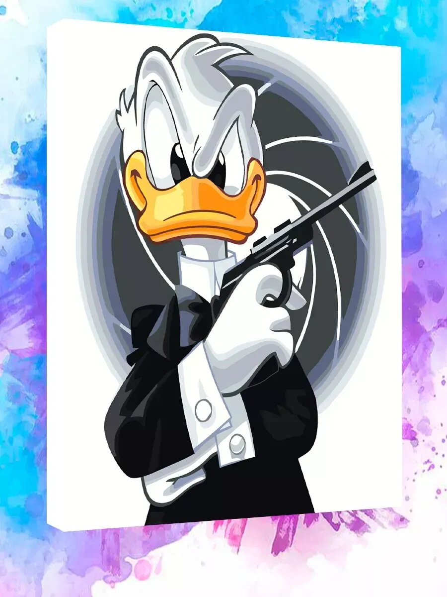 Картина по номерам Дональд Дак Disney Donald Duck