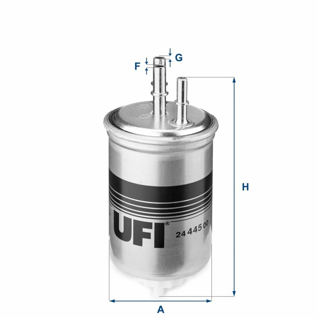 Фильтр топливный UFI 24.445.00 FORD Focus/Fiesta IV-V 1,8DI-TDCi