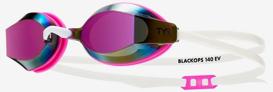 Очки для плавания TYR Women's Black Ops 140 EV Mirrored Racing 126 Розовый (126 Розовый, O/S)
