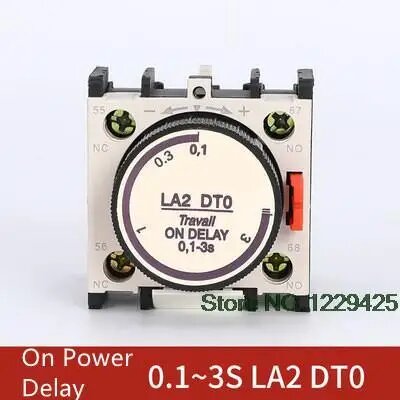 Контактор задержки времени easyelec LA2-DT2 LA2DT0
