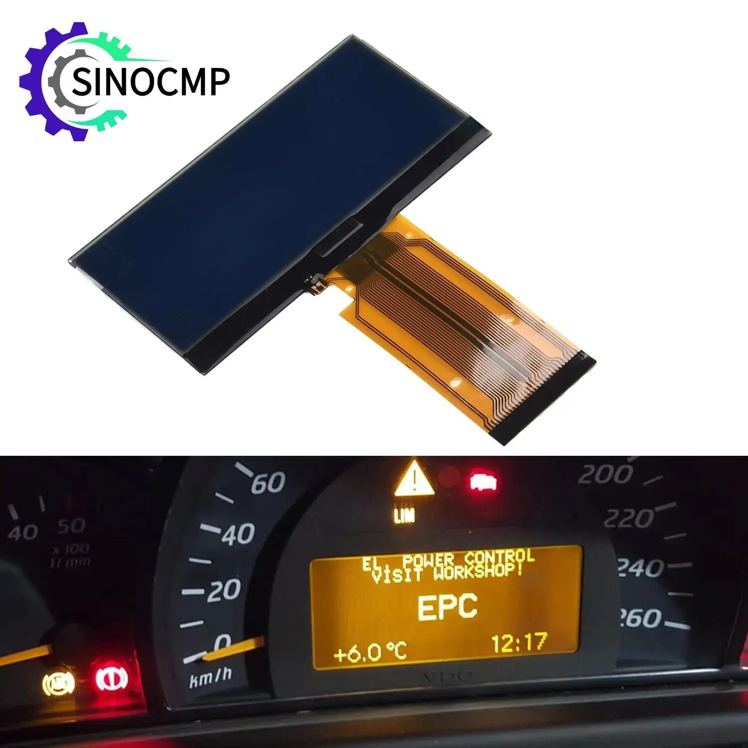 ЖК-экран приборной панели для Mercedes Benz W203 C-Class W463 G-Class 2000-2007, ЖК-дисплей, приборная панель, ремонт пикселей