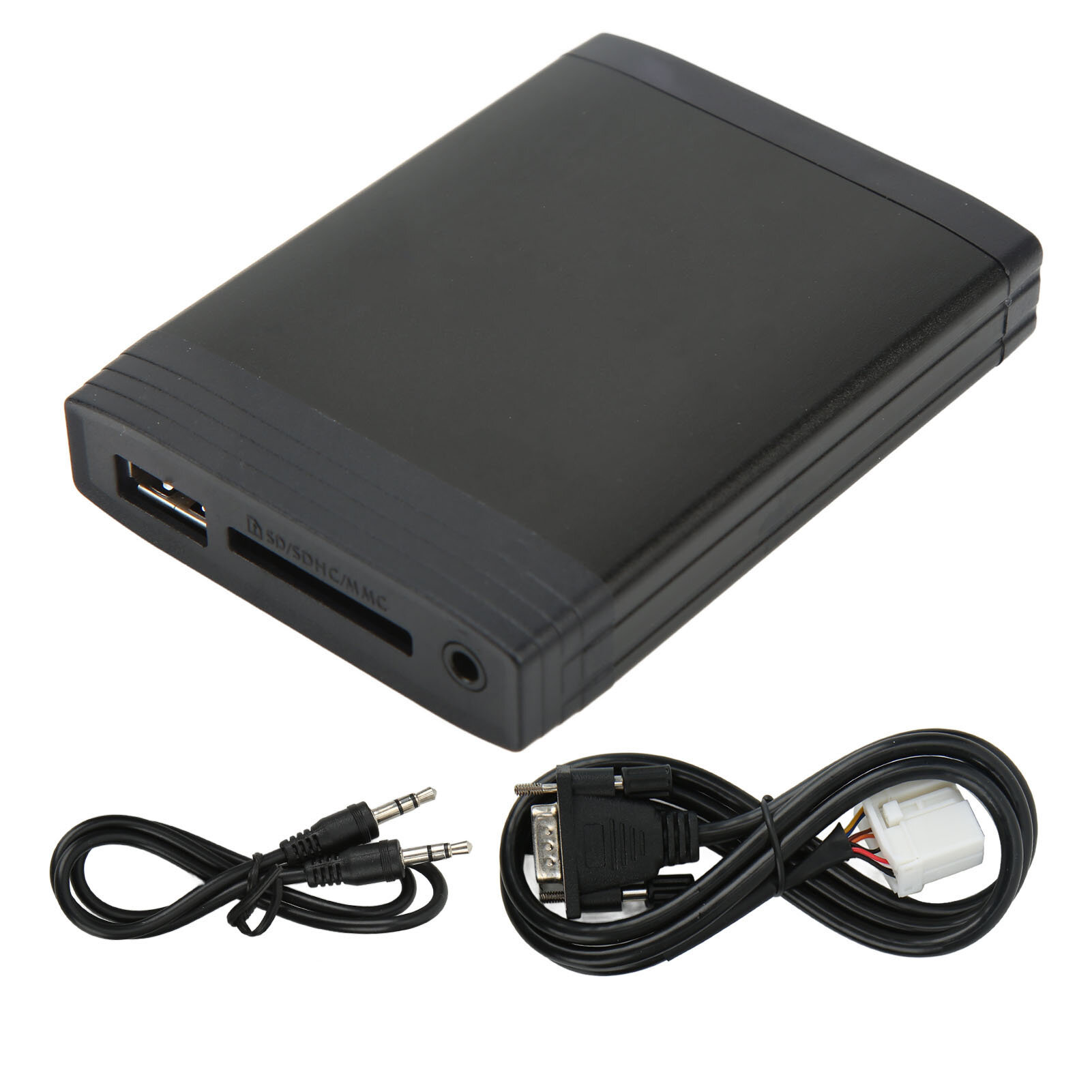 Цифровой адаптер для смены CD-дисков с поддержкой USB, SD, SDHC, MMC, AUX, MP3 и Bluetooth, замена для Peugeot 206, 307, 406, 607, 807.