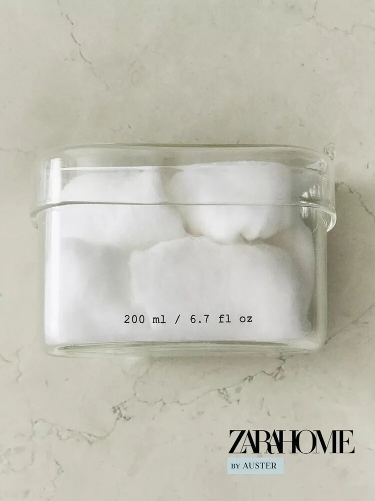 ZARA HOME Держатель для ванной комнаты "коллекция: BOROSILICATE BATHROOM SET WITH LETTERS", 1 шт