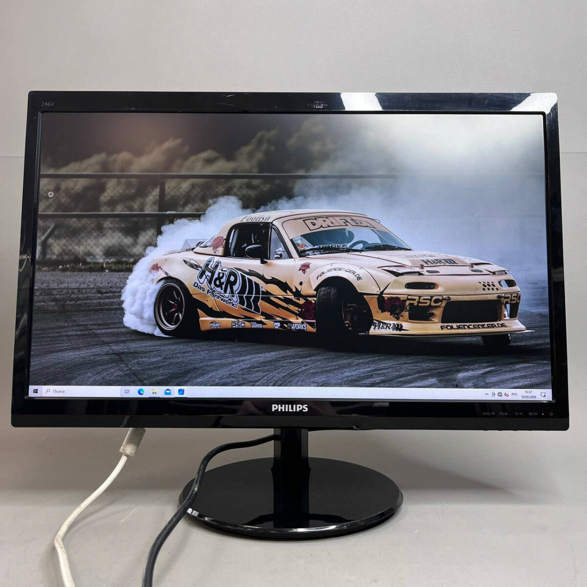 24" Монитор Philips 246V5LSB/01 черный