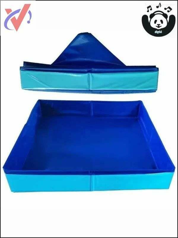 Эксклюзивная песочница для творчества синяя LIN 50x50x8 см