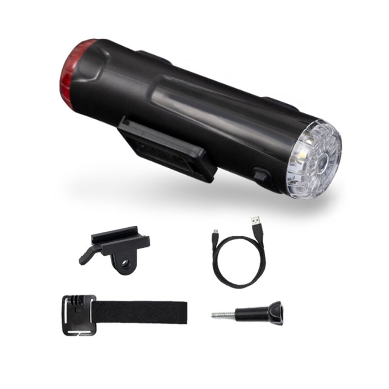 USB Перезаряжаемые Шлемы Для Шоссейных Велосипедов Легкие Велосипедные Фары Задний Фонарь Велосипеды Передний и Задний Фонарь Фонарик Прочный