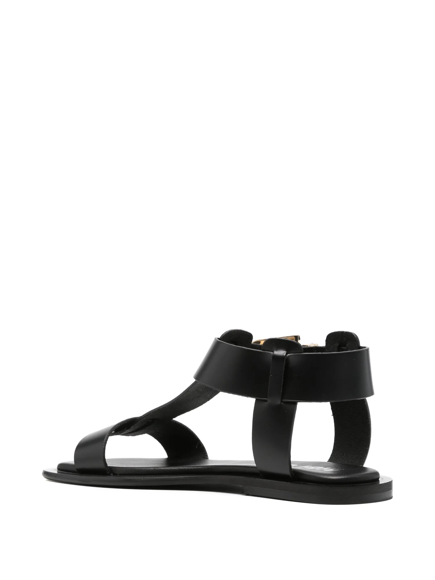 Босоножки Bibi Lou Buckle leather sandals, размер 38, black/black — фото 1