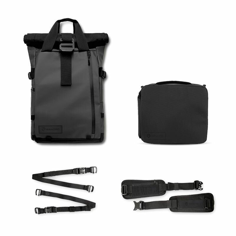 Рюкзак WANDRD PRVKE V3 31L Photography Bundle Чёрный, ортопедический