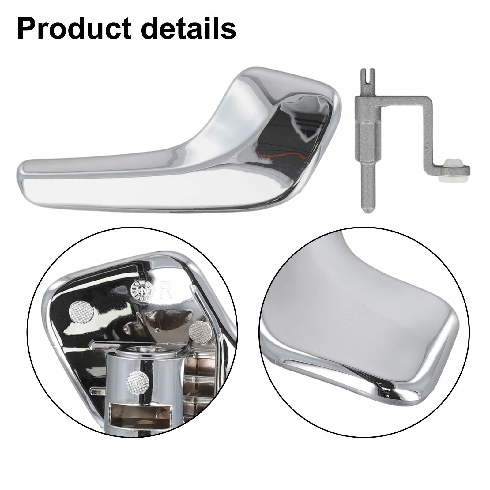 Совместимые с OEM стильные хромированные внутренние дверные ручки для VAUXHALL, OPEL, CORSA D с 2006 по 2014 гг. Быстрый процесс установки