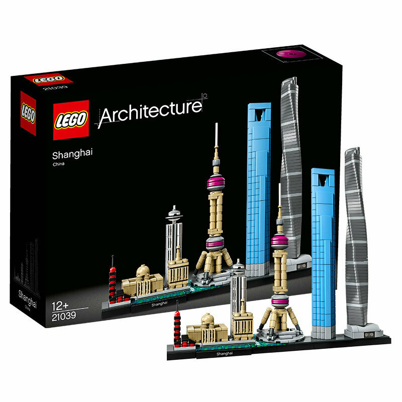 Конструктор LEGO Architecture Шанхай 21039, 597 деталей, для детей и взрослых