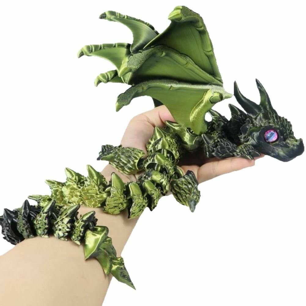 3D-печатный летающий дракон 20 см