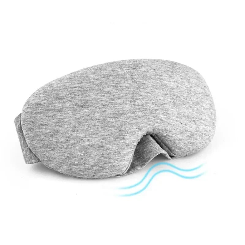 Мягкая 3D маска для сна Бежевый