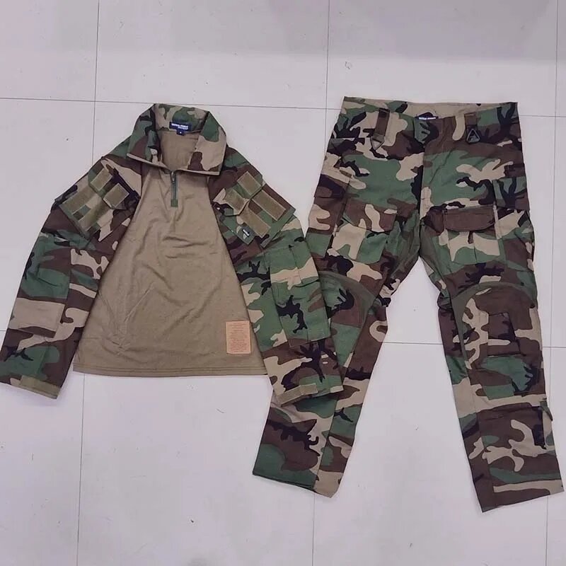 Тактический Боевой Комплект Woodland Gen3 Для Мужчин: Камуфляжная Одежда, Включая Рубашку