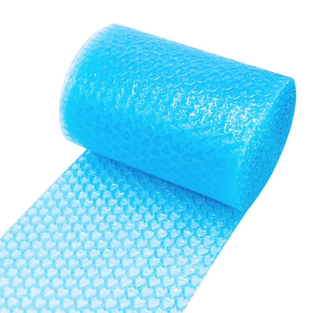 Пузырчатая пленка в форме сердца 0.2*6 м Blue