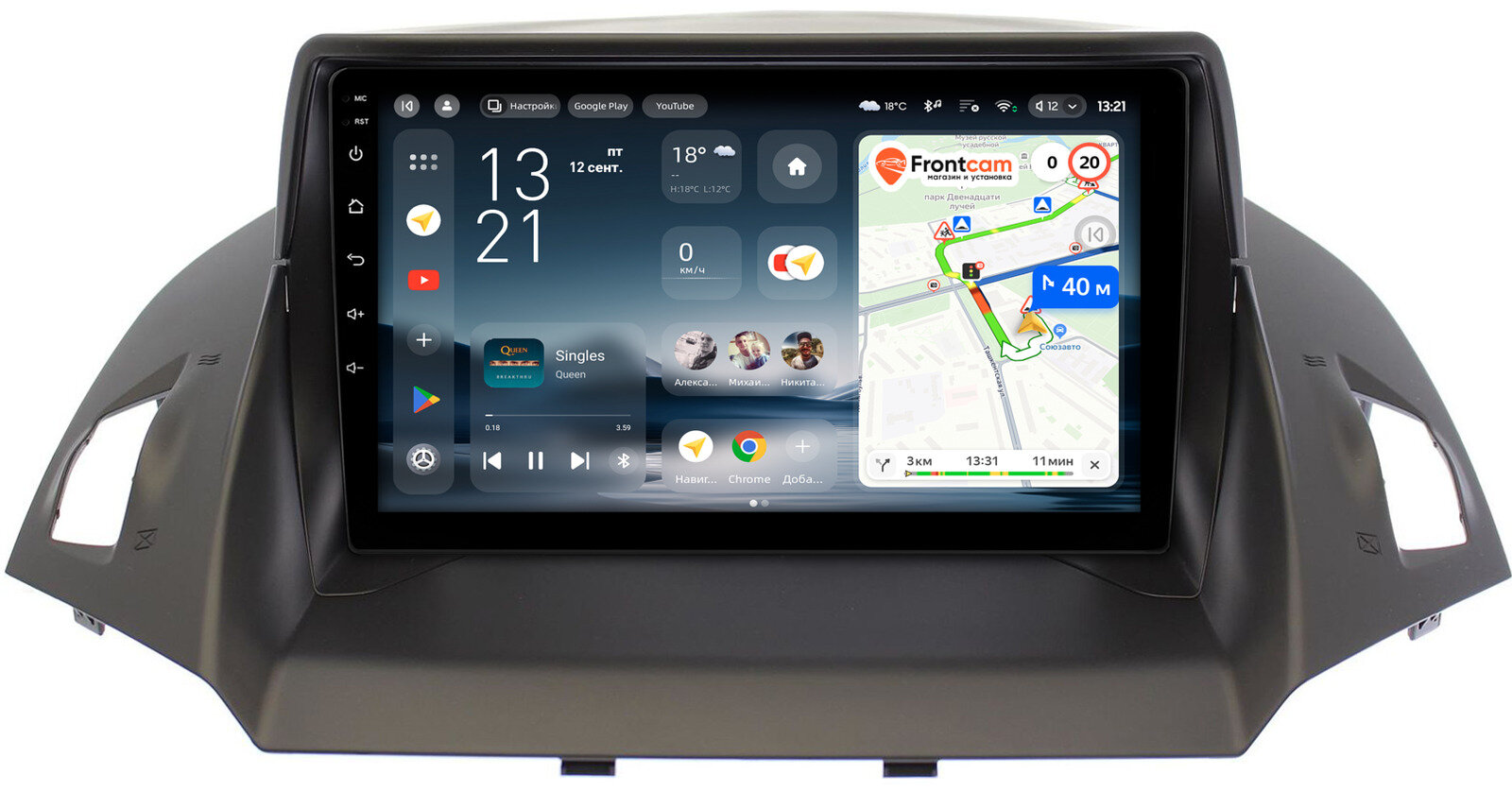 Штатная магнитола Ford Kuga 2 2012-2019 Teyes CC4L 6/64 9" RM-9028 Android 14 with DTS® Audio (4G-SIM, DSP QLed, AI)