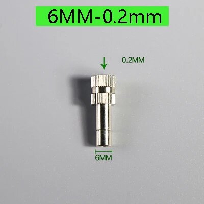 Форсунки для водяного тумана 6 мм, 50 шт Белый, 0.2(50pcs)