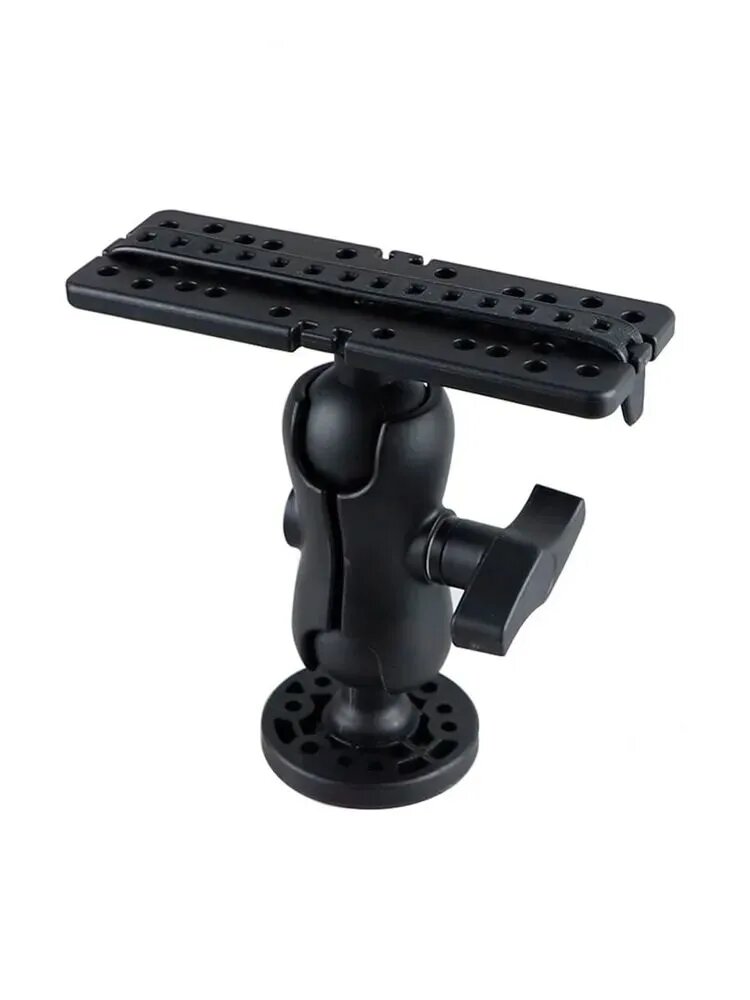 Держатель для спиннингов/эхолотов для эхолотов картплотеров с экраном до 9 дюймов, пластик, черный