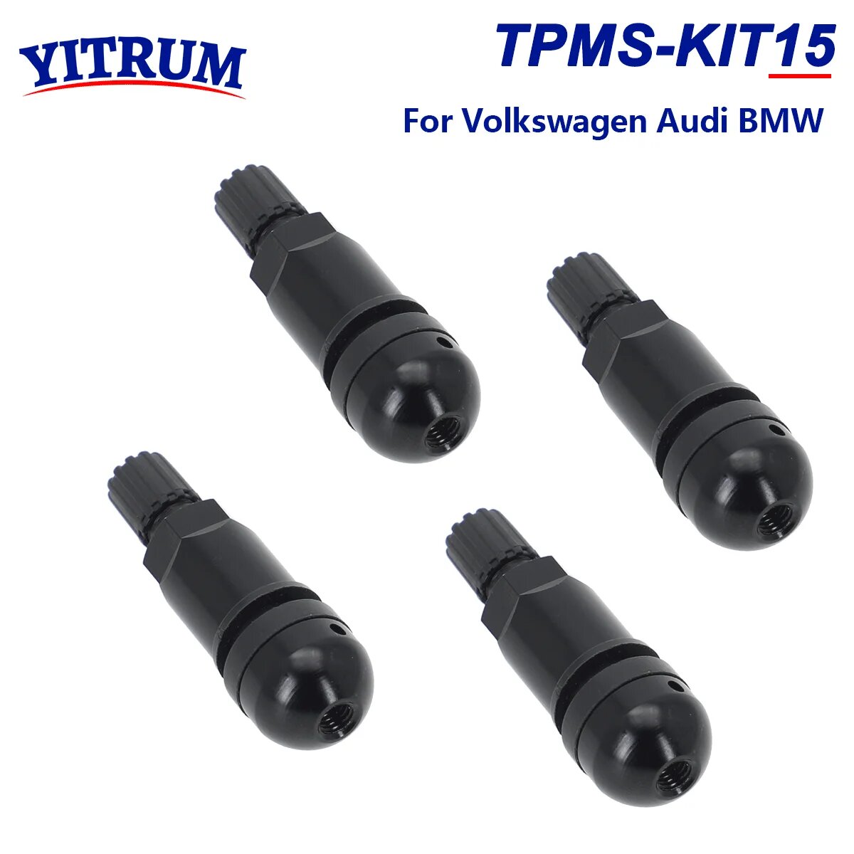Датчик давления шин TPMS, 4шт, черный, VW Audi BMW 5Q0907275F
