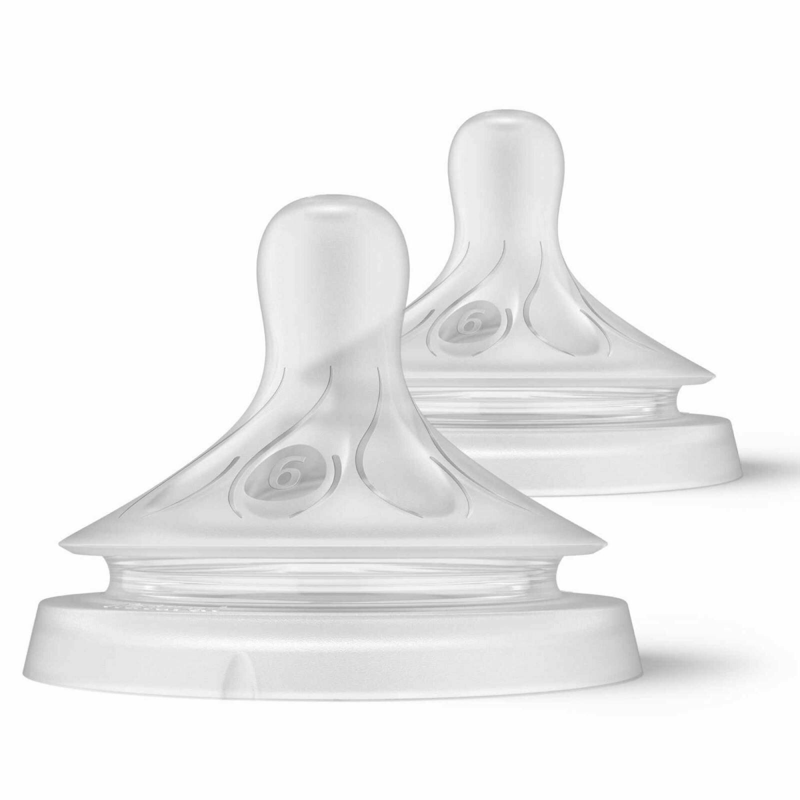 Соска для густых жидкостей Philips Avent Natural Response SCY966/02, 2шт