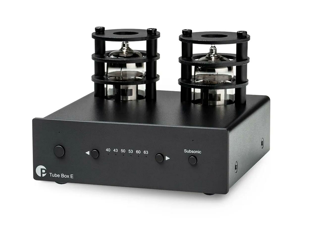 Ламповый фонокорректор Pro-Ject Tube Box E Black