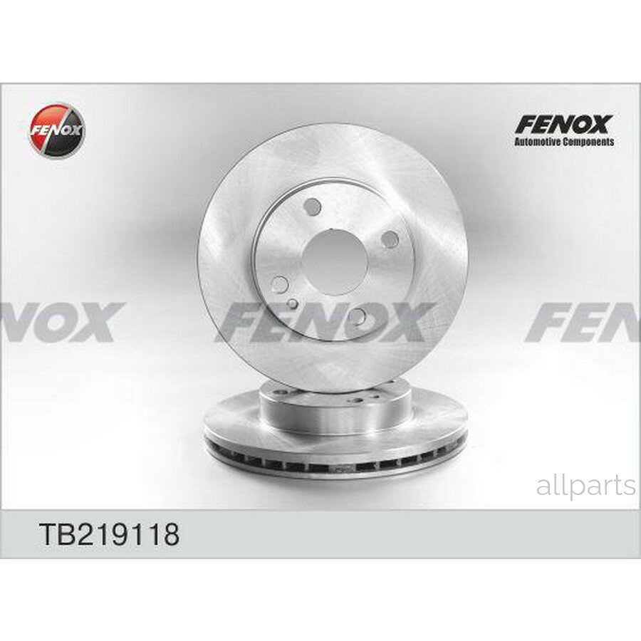 FENOX TB219118 Диск тормозной MAZDA 323 89-04/DEMIO 98- передний