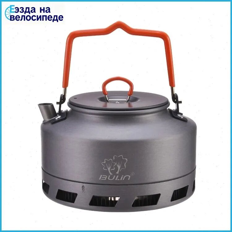 Bulin 1,1 л Чайник походный туристический для костра с радиатором