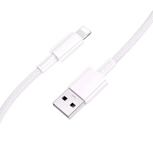 Кабель USB для iPhone Lightning (8pin) 1м, 2,4А, нейлоновая опле