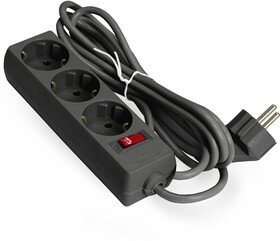 Сетевой фильтр Exegate EC-3-5B, 3 евророзеток, 5м черный EX279352RUS