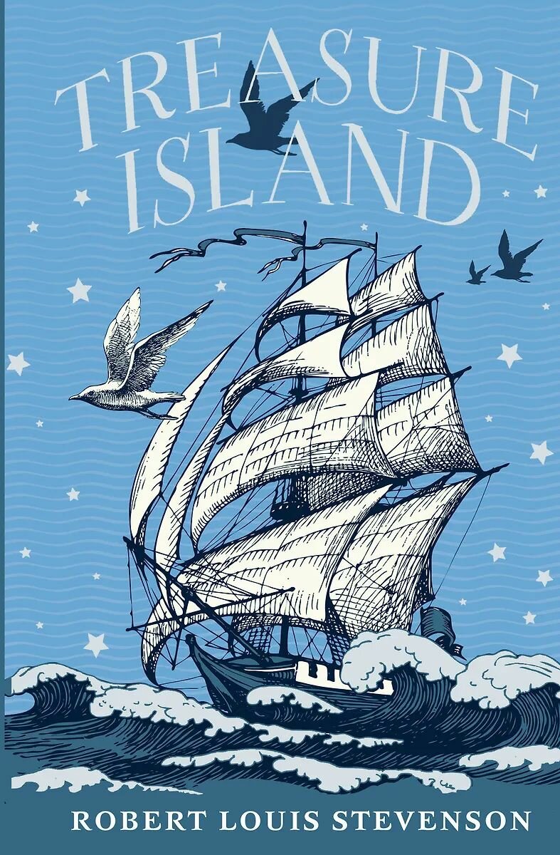 Проза АСТ "Treasure Island" Stevenson Robert L, 2025 год