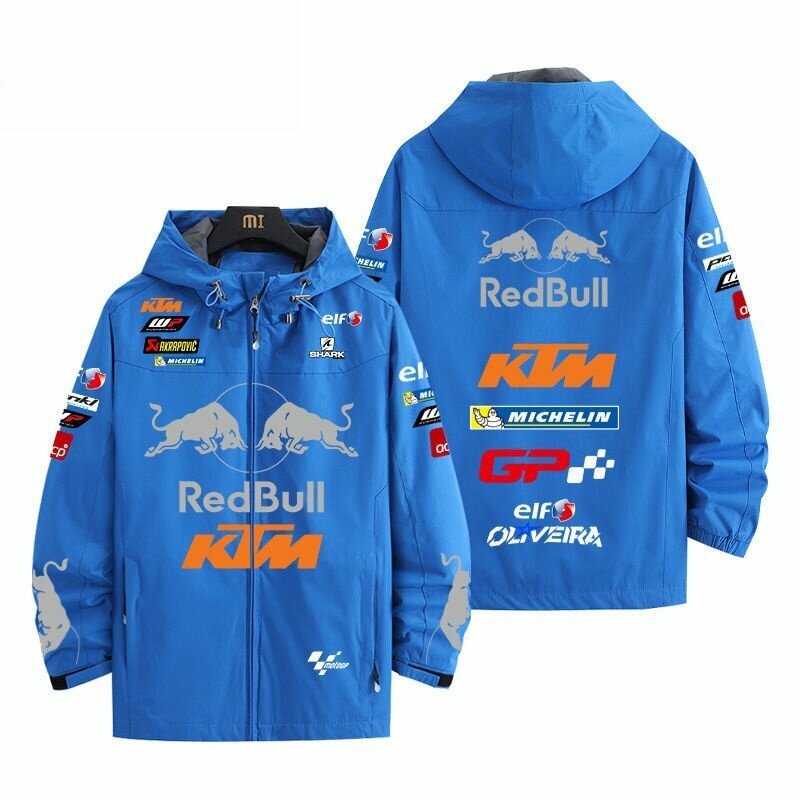 Кобрендинговая куртка RED BULL для верховой езды на мотоцикле Red Bull от KTM, тонкого сечения