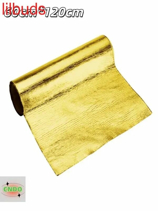 Самоклеящаяся теплоизоляционная алюминиевая фольгированная стеклоткань, огнестойкая, универсальная